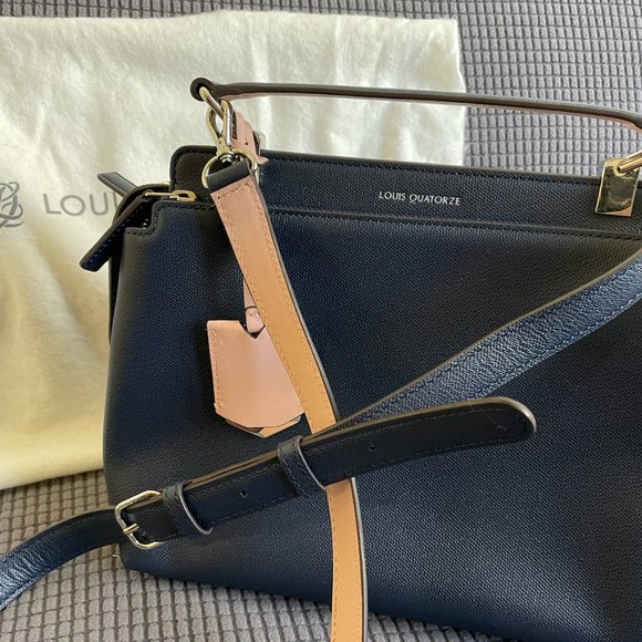 Louis Quatorze | Bags | Louis Quatorze Toulouse Bag Color Midnight Blue ...